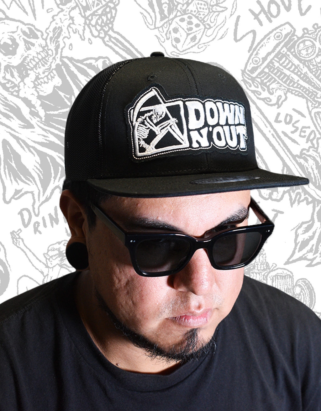 DNO Flat Bill Snap Back – DOWN N OUT BRAND