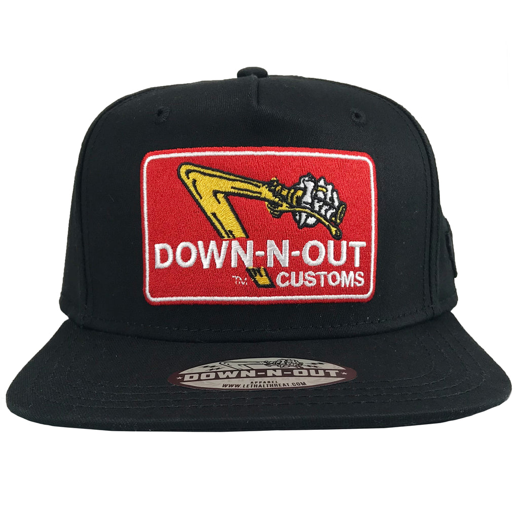 Down N' Out Flat Bill Snap Back Hat – DOWN N OUT BRAND