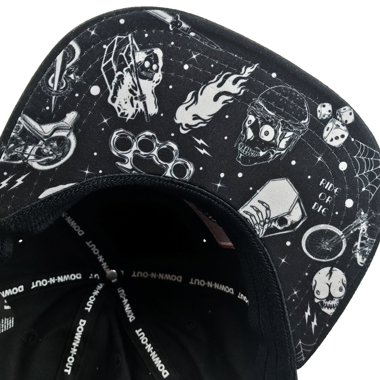 Down N' Out Flat Bill Snap Back Hat – DOWN N OUT BRAND